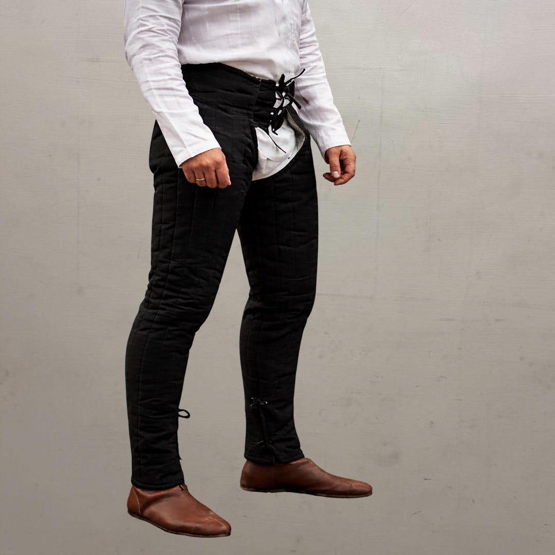 Medieval Padded Leggings for SCA Armor | Quilted Cotton Chausses LARP ...