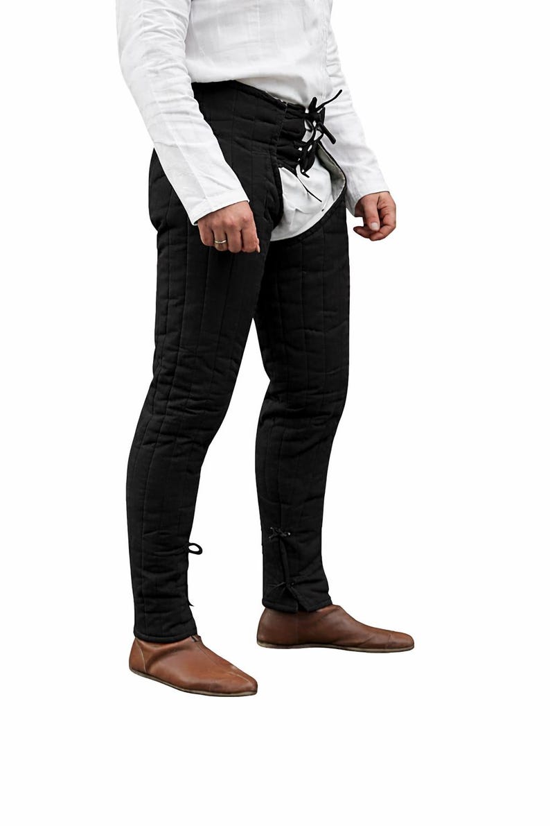 Medieval Padded Leggings for SCA Armor | Quilted Cotton Chausses LARP ...