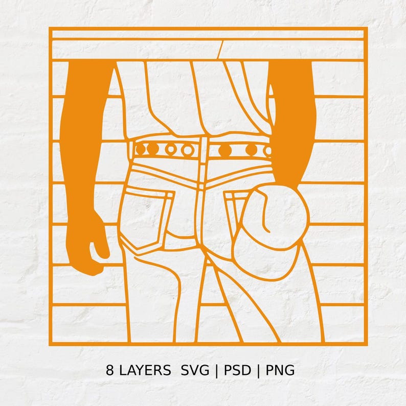 Bruce Springsteen Born in the U.S.A. SVG – Layered Laser Cut Files ...