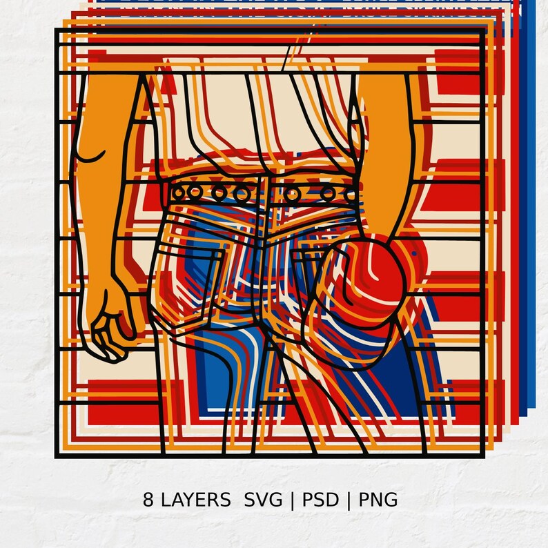Bruce Springsteen Born in the U.S.A. SVG – Layered Laser Cut Files ...