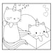 Coloring Pages for Anyone | Caticorn | Magical Cats | Unicorn Cats ...