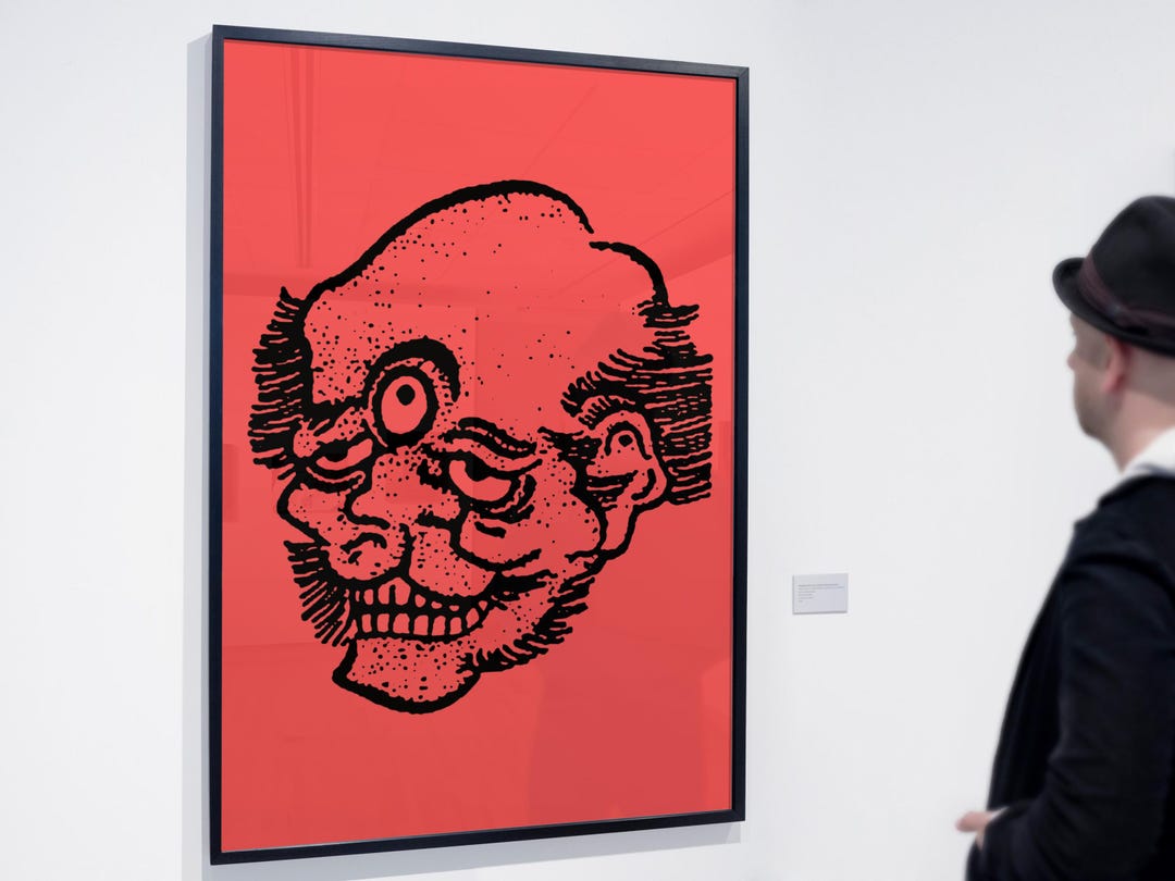 Vintage Japanese Cyclops Demon Illustration Poster Print | Yokai ...