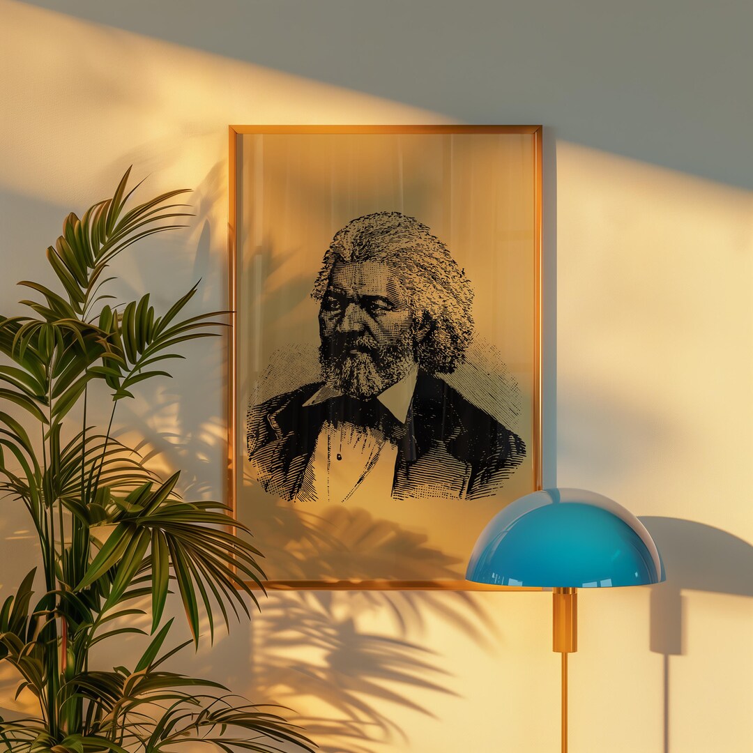 Frederick Douglass Portrait Poster Print | Vertical Historical Print ...