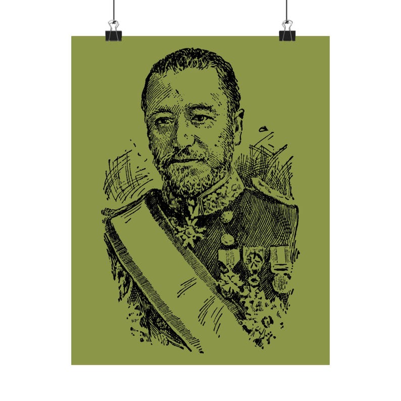 Japanese Army General Giclée Poster Print, Military History Art Decor ...