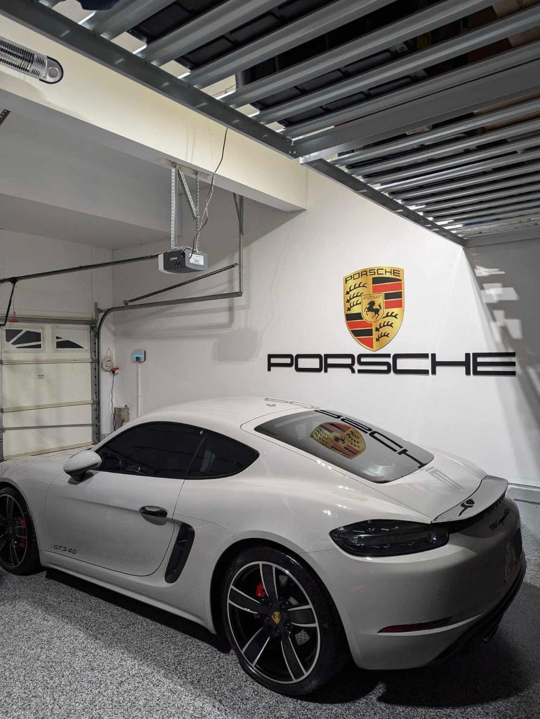 Porsche Wall Lettering & Crest Set – With Tape - Mounting Template - Etsy