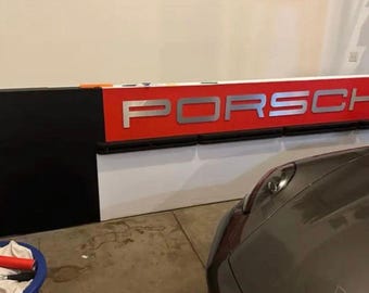 Porsche Wall Lettering & Crest Set – With Tape - Mounting Template - Etsy