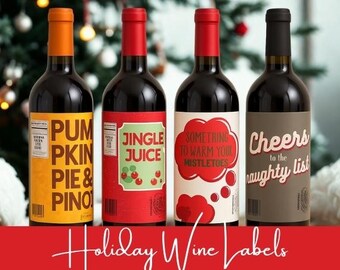 Funny Wine Labels Stickers, Gift Wine Bottle White Labels for Gifting ...