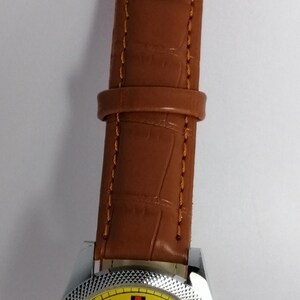 Rare Vintage Oris Yellow Dial Hand Winding FHF Movement ST-96 Swiss ...