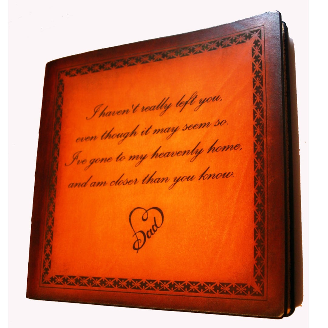 Custom Leather Photo Album: Personalized Memory Keepsake - Etsy