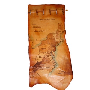 Large Leather Maps, Treasure Maps, Scrolls or Wall Hanging - Etsy