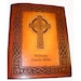 Celtic Cross-leather Family Bible-handcrafted Leather-customized Family ...