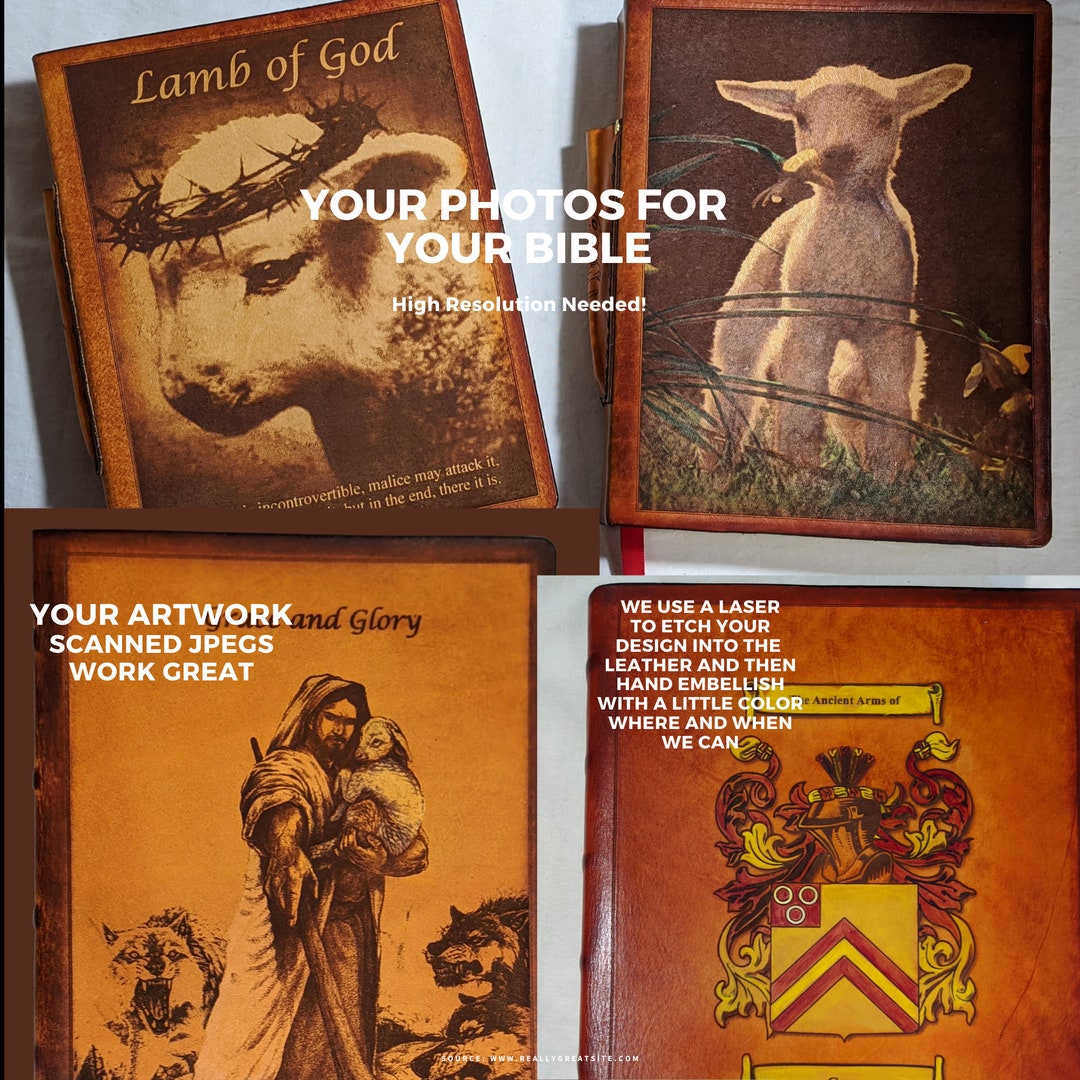 Design Your Own Bible-custom Leather Bible-kjv Bible- NIV Bible- ESV ...