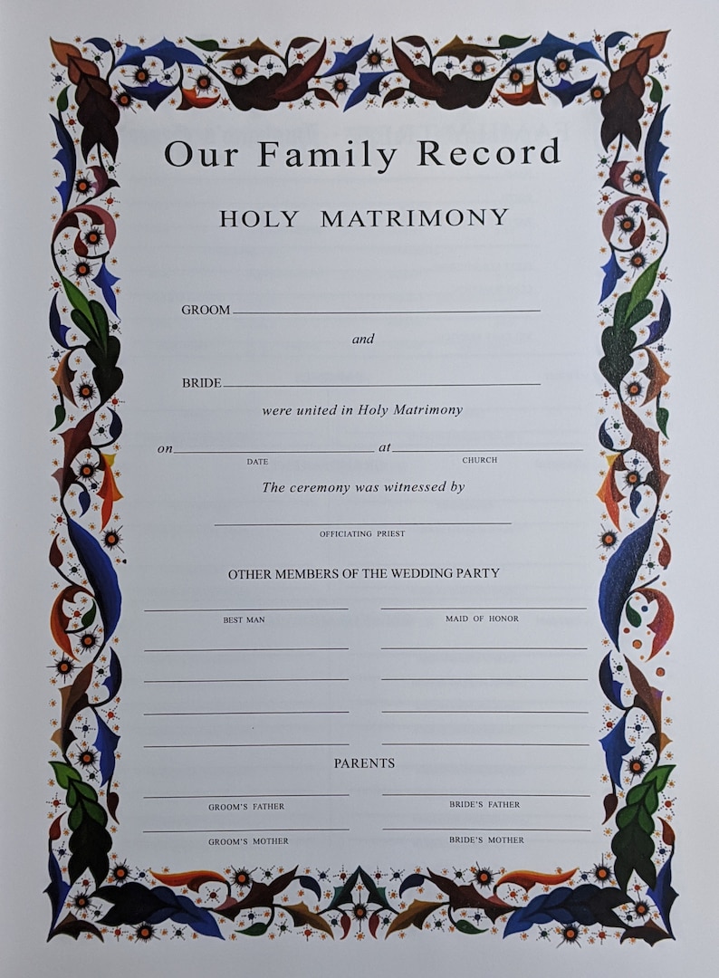 Catholic Family Bible Couples Wedding Bible Family Leather | Etsy