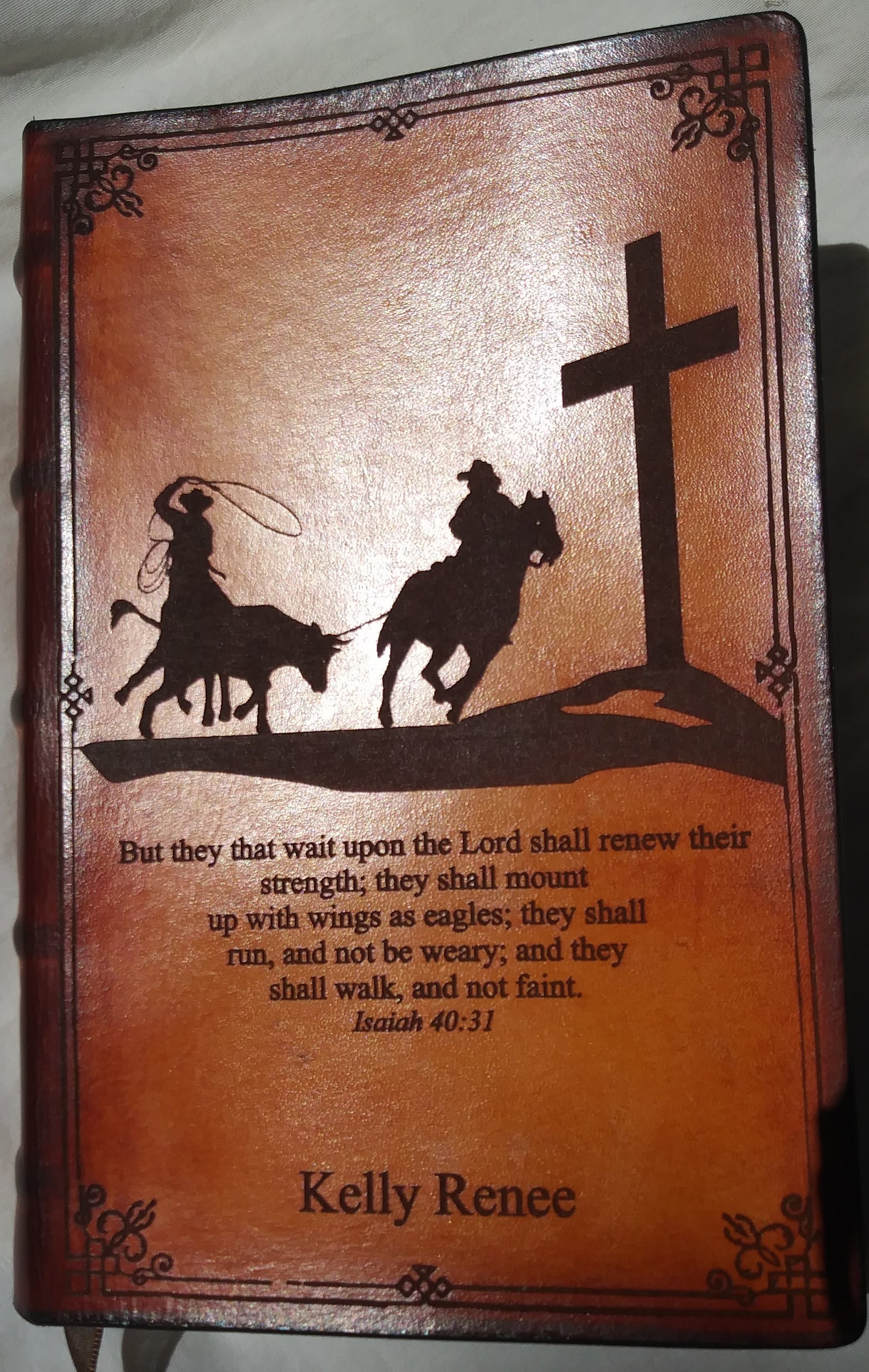 Cowboy or Equestrian Bible | Etsy