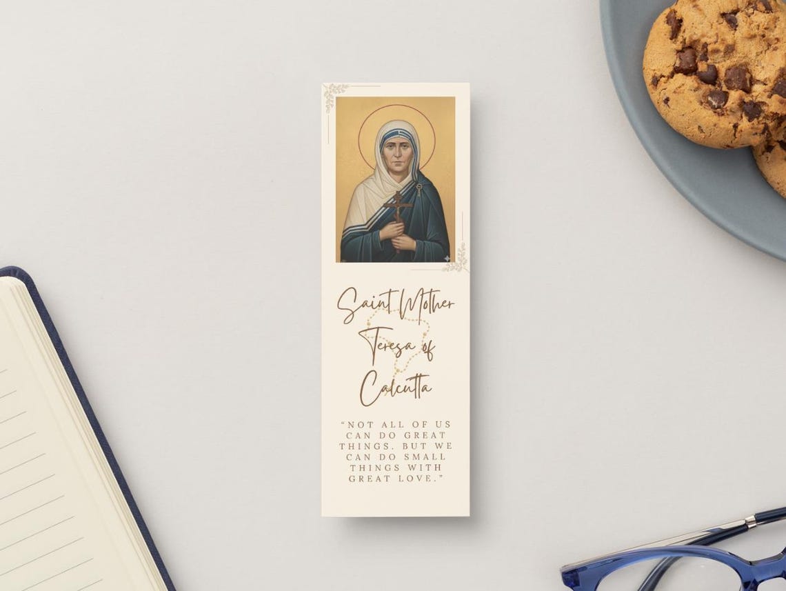 12 Catholic Saint Bookmarks Set – Inspirational Faith Gift - Etsy