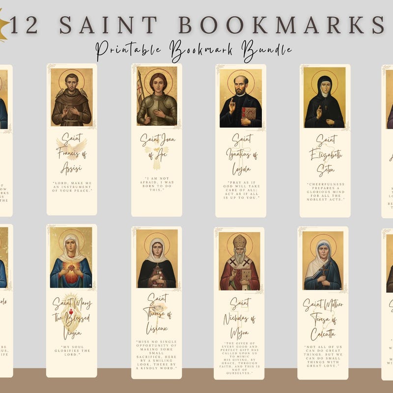 Catholic Prayer Book Marks - Etsy