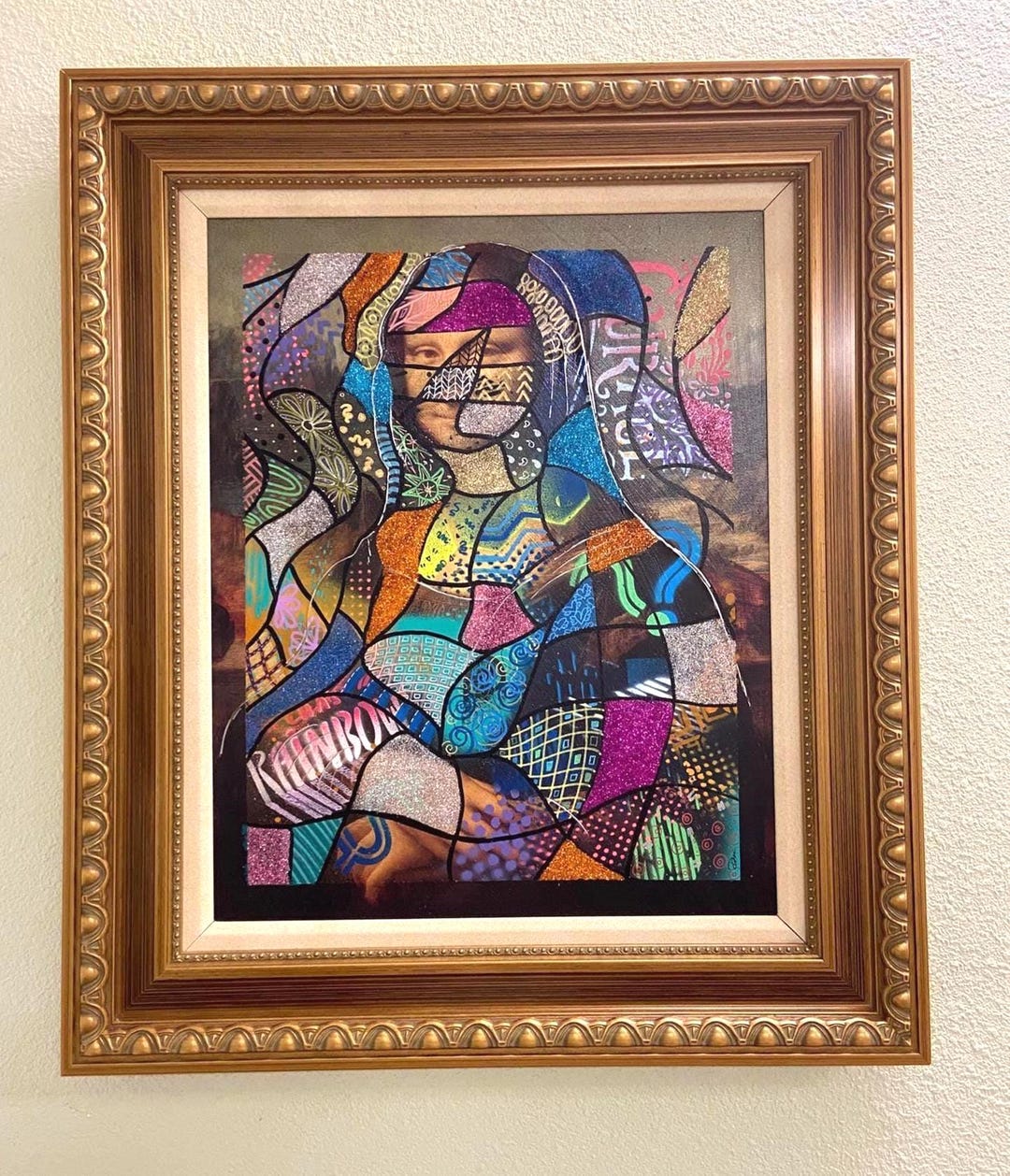 Mona Luisa Painting: Pop Art Mona Lisa Reinterpretation by Drucila ...