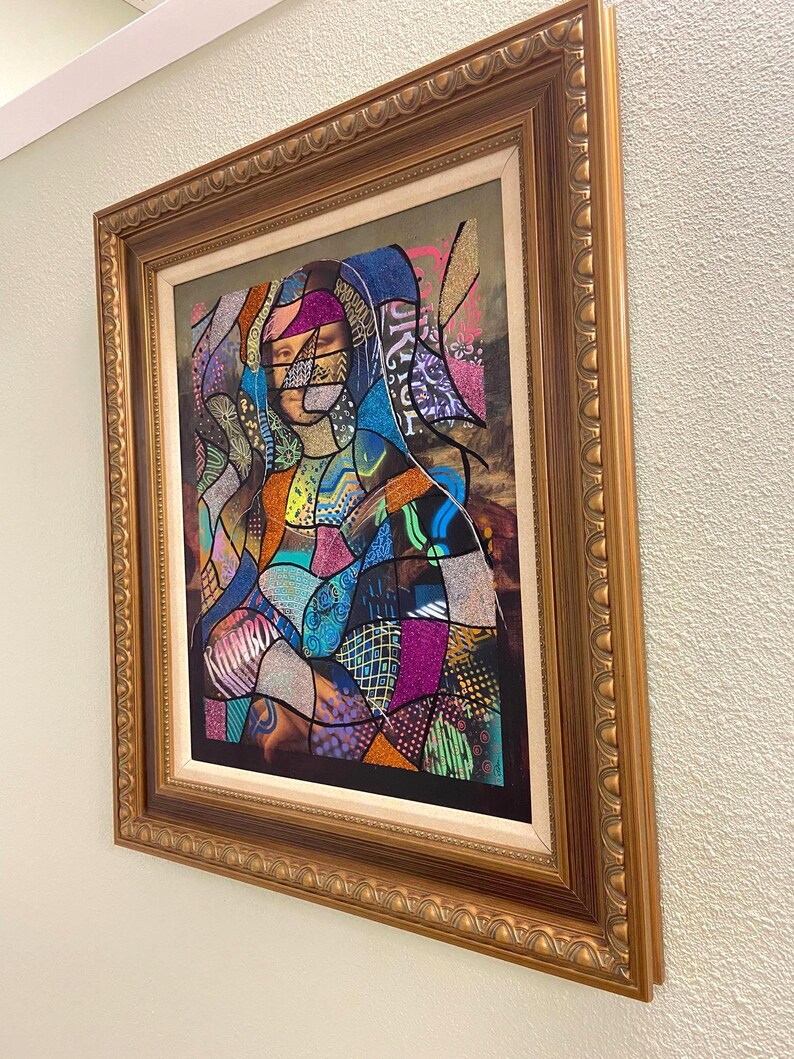 Mona Luisa Painting: Pop Art Mona Lisa Reinterpretation by Drucila ...