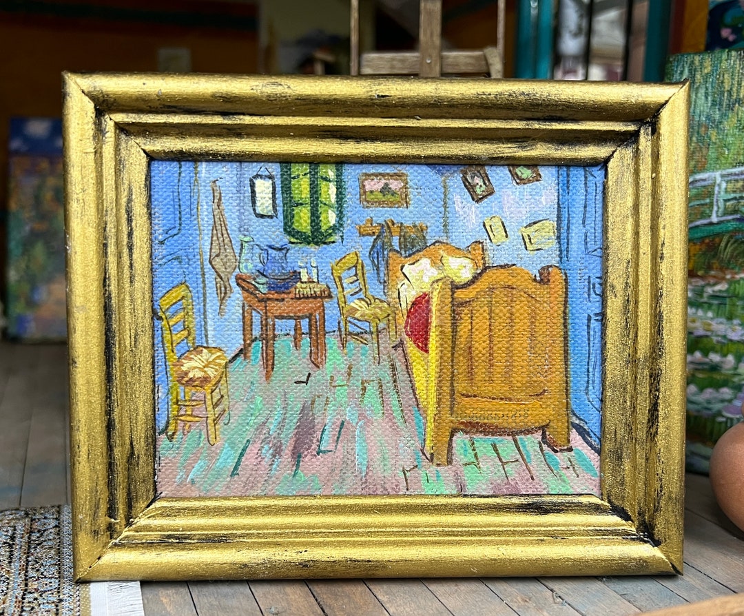 Miniature Van Gogh Painting Hand Painted - Etsy