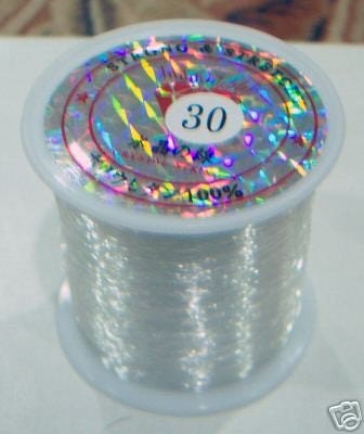 DIY Beading String Clear 03 Beads Crystal 1 Spool Beading | Etsy