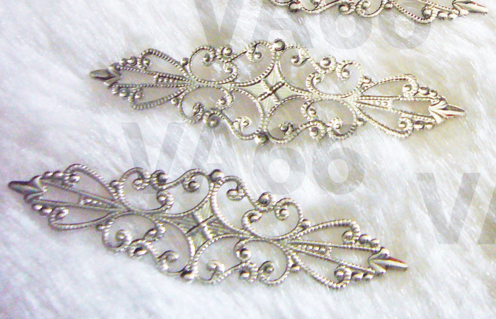 DIY Silver Filigree Lace Extension Chandelier Earrings - Etsy