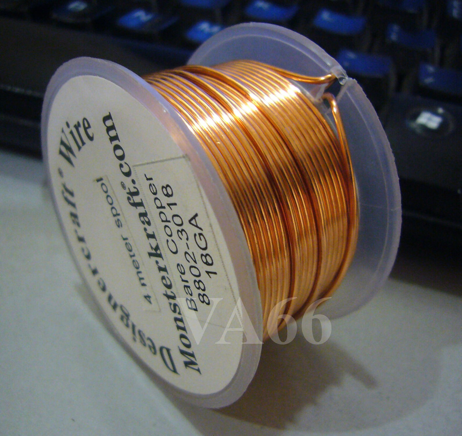 Discontinued DIY 4 Meters Copper Designer Bare Copper Craft Wire 18 ...