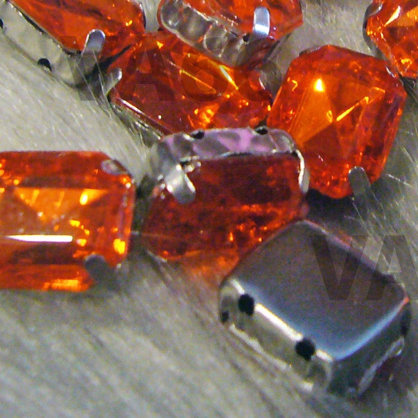 Orange Rhinestones - Etsy