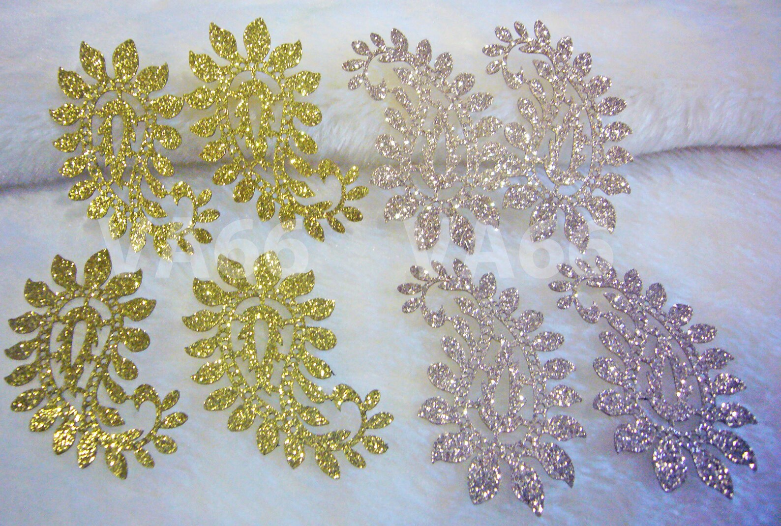 5p Glitter Gold N Rose Gold Iron on Patch Applique Dokoh | Etsy