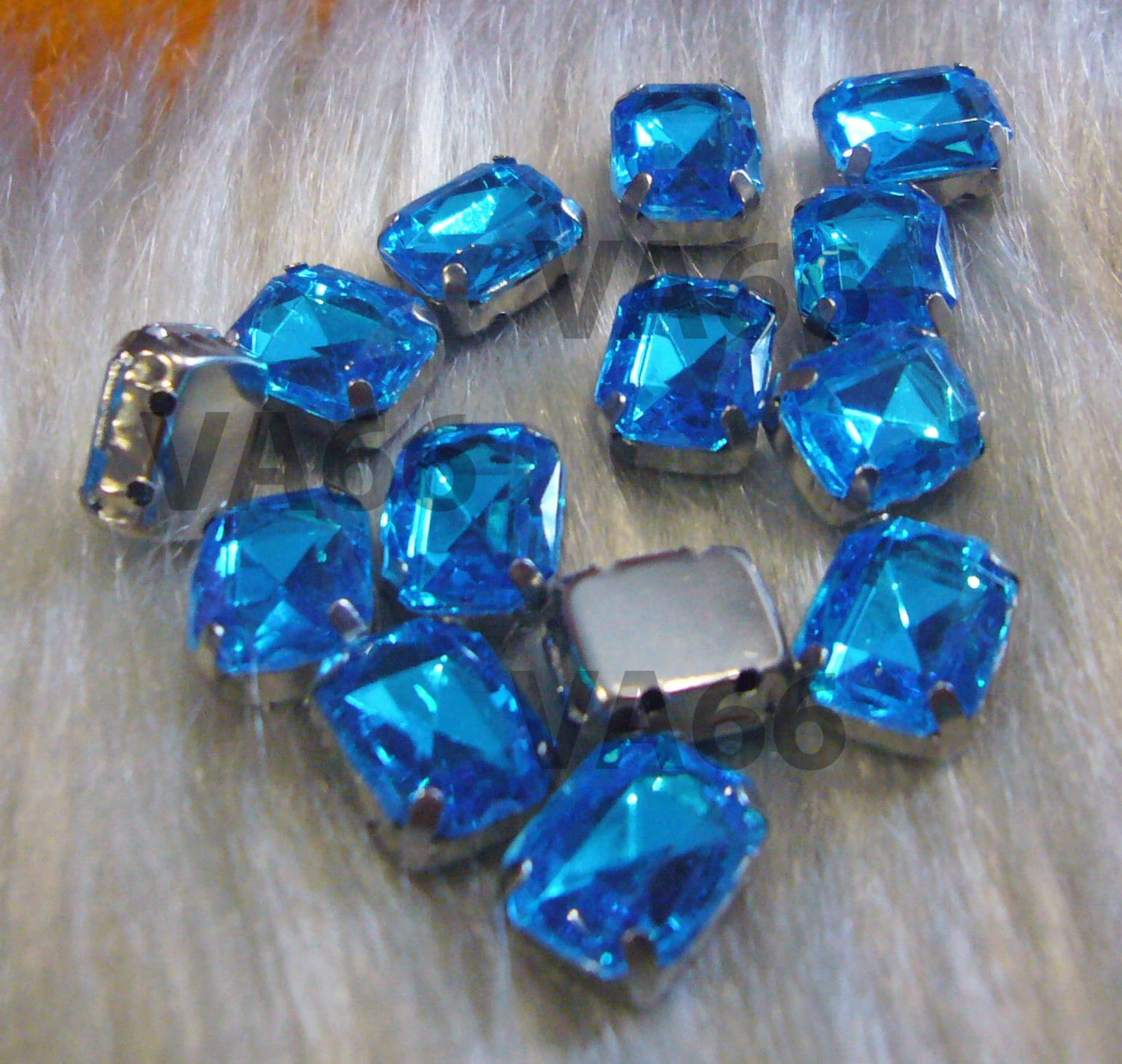 Sew on Rhinestones Crystal Sapphire Blue DIY Emerald Princess - Etsy