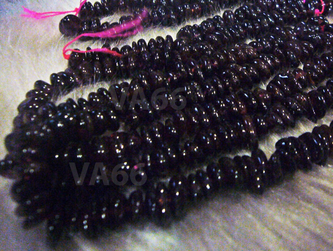 DIY 16" Siam Dark Maroon Garnet Gemstone Round Disc Wheel Shape L Size ...