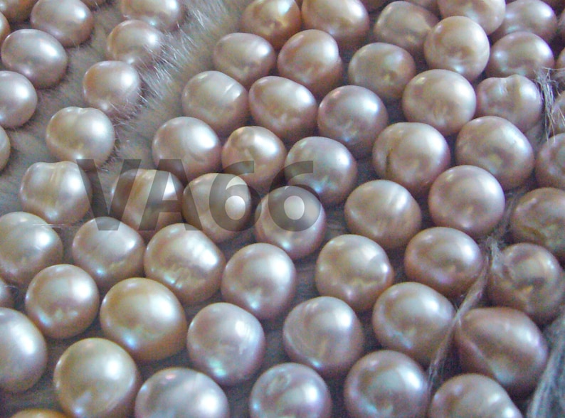 DIY 15 Fresh Water Pearls 11mm 12mm Pink Peach Pearls | Etsy