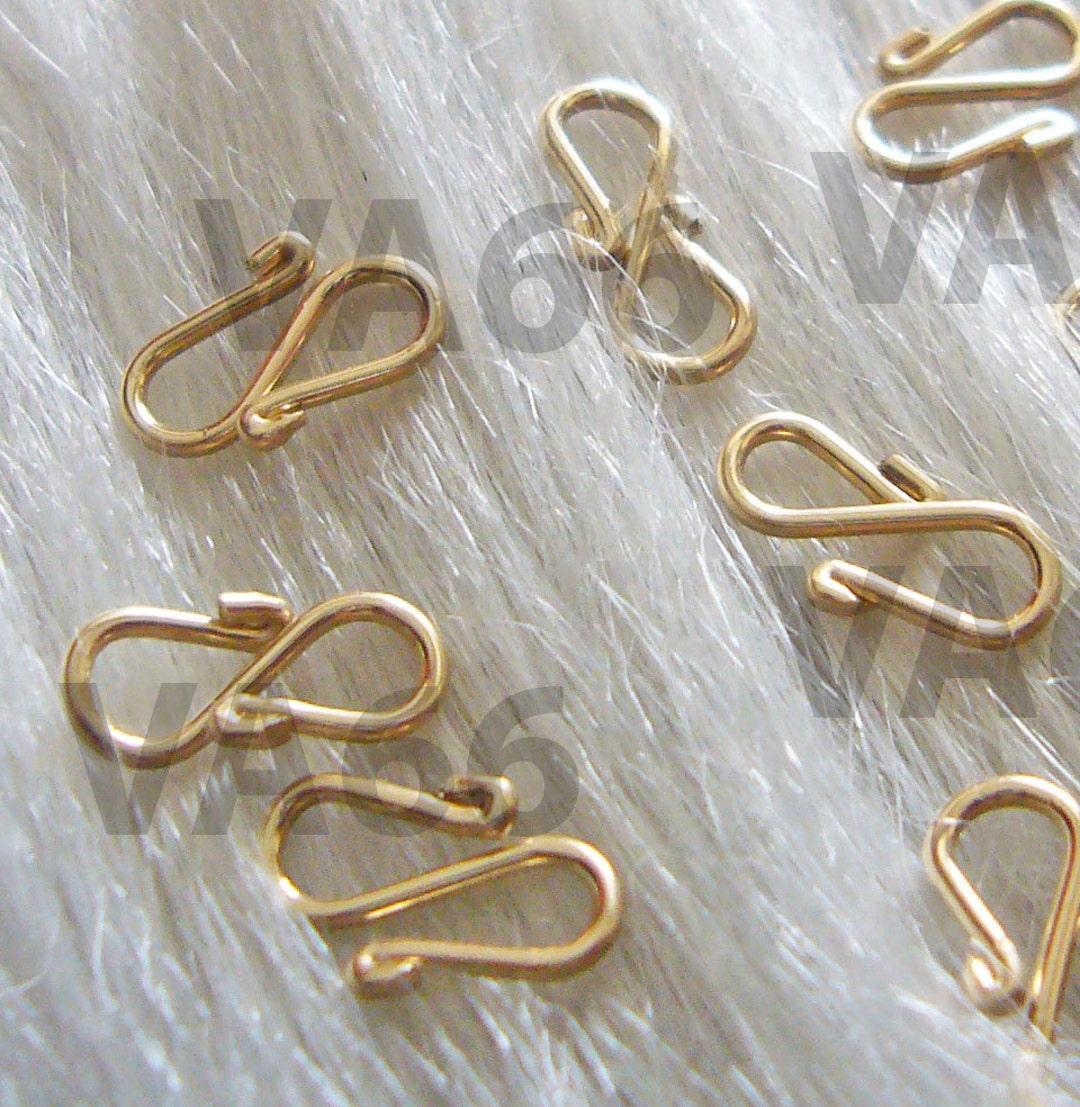 DIY 14k Gold Filled Handmade S Clasp Hooks 5p 10mm 1.0cm Jewelry Making ...