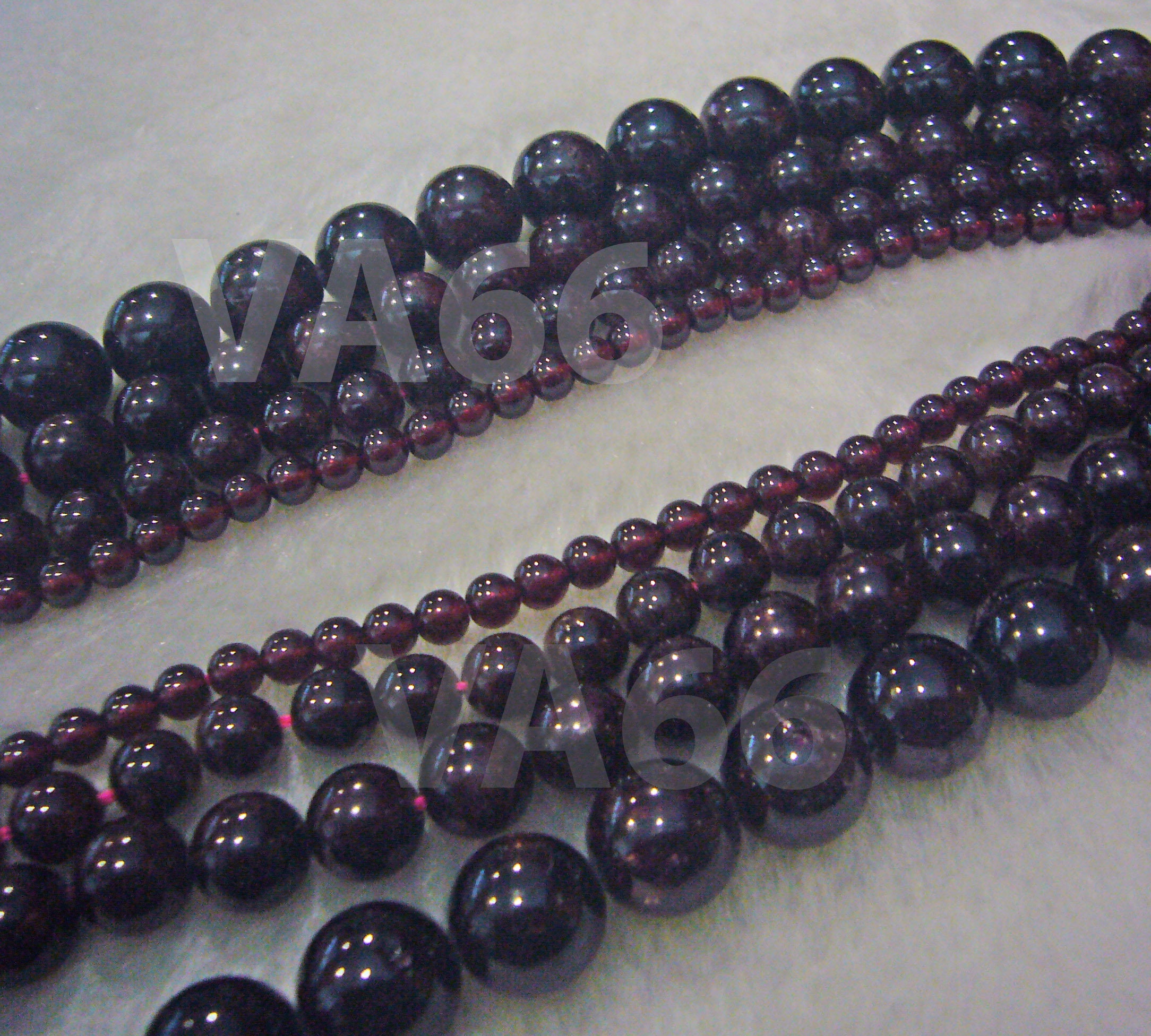 DIY 4mm 6mm 8mm 12mm Garnet Gemstone Round Maroon Gemstones | Etsy