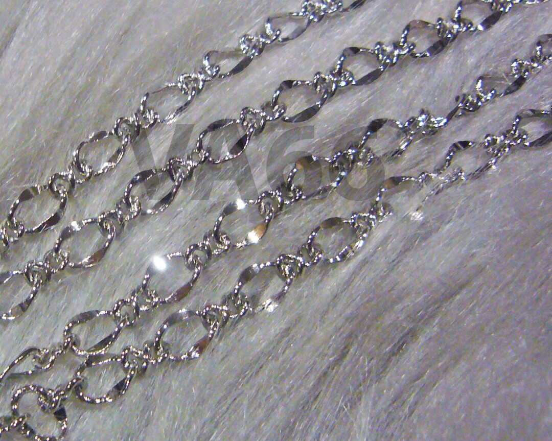 DIY Chain Silver Findings Elegant Style Chain Links 1 Meter for Jewelry ...