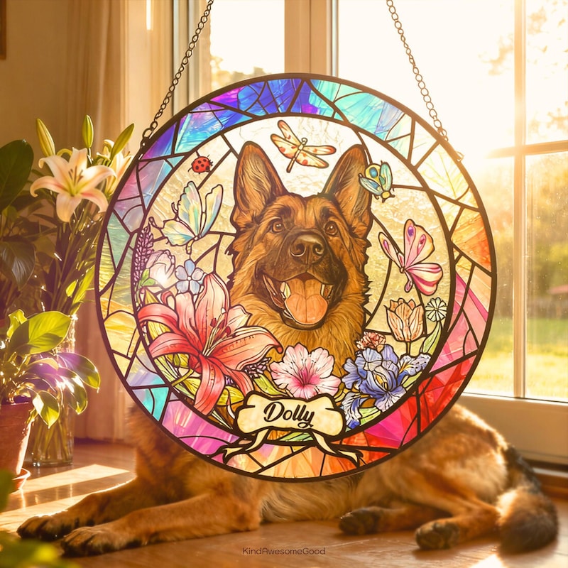 Window Cat Glass - Etsy UK