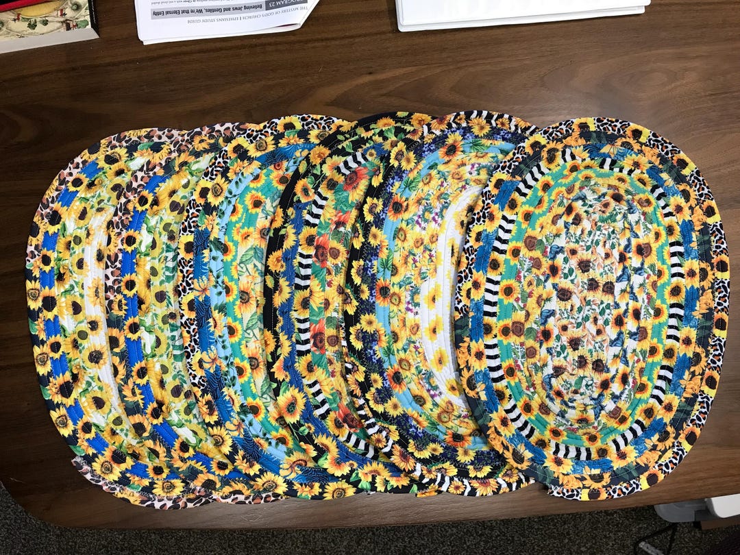 Sunflower Jelly Roll Place Mats - Etsy