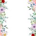 Pink Floral Border Design for Students- Printable Stationery by ...