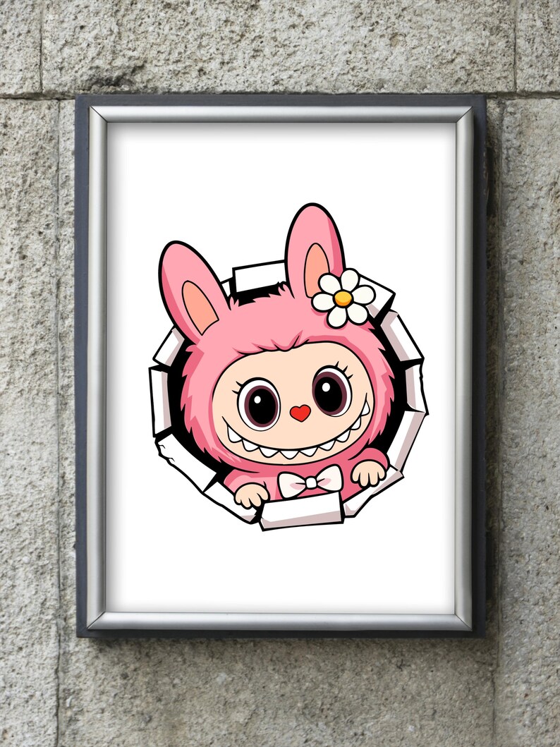 Labubu Designs SVG-Bundle, Labubu Clipart, Labubu PNG, süßer Labubu ...