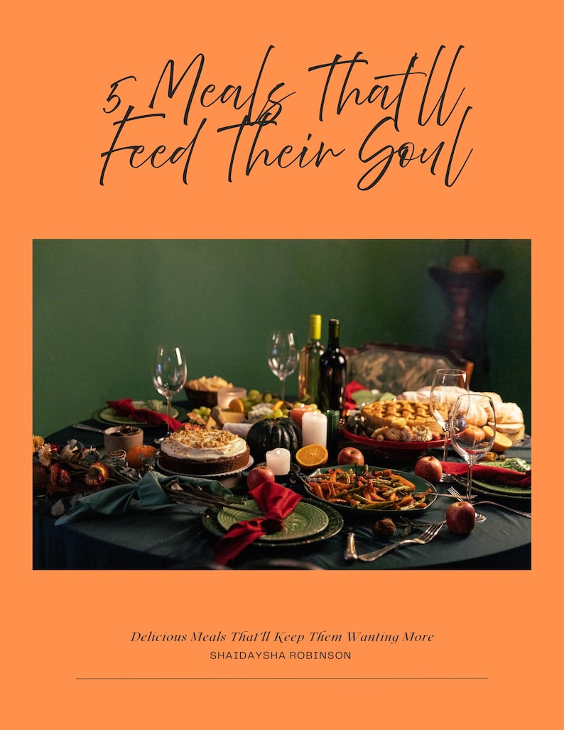 5 Meals Meals That’ll Feed Their Soul - Etsy