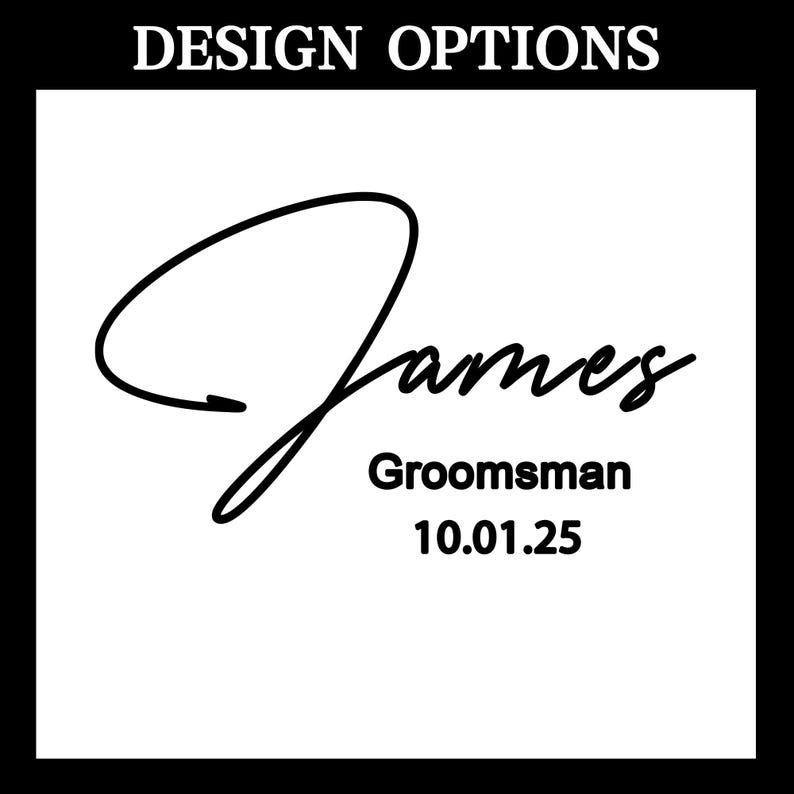 Groomsman 8oz Whiskey Glass, Engraved Old Fashion, Groomsmen Gift Idea ...