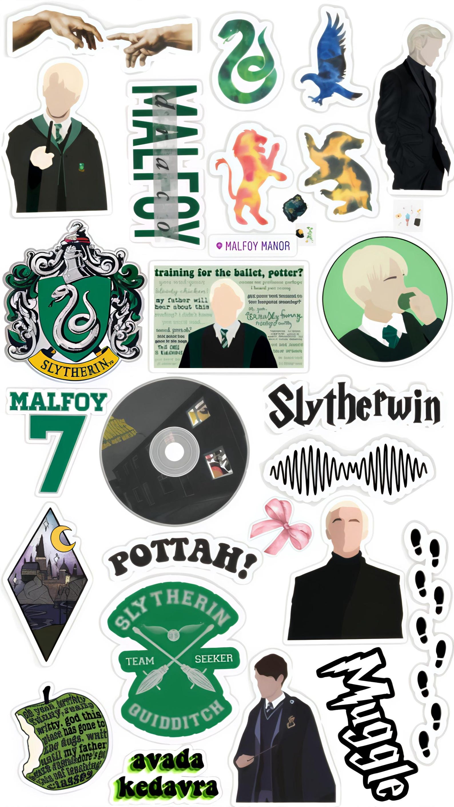 Harry Potter Stickers PNG SVG Sticker Bundle - 100+ Digital Wizardry ...