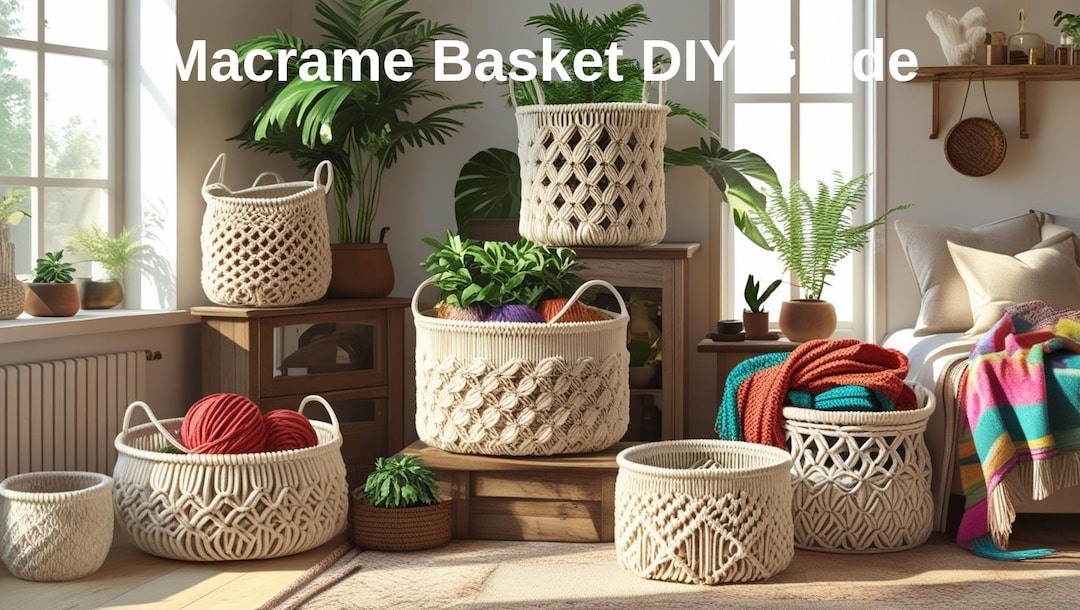 Macrame Basket DIY Guide – Step-by-step Tutorial for Beginners ...