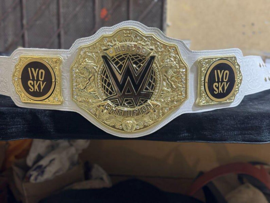 Custom WWE Women's World Champion Belt – IYO SKY Nameplate – Replica ...