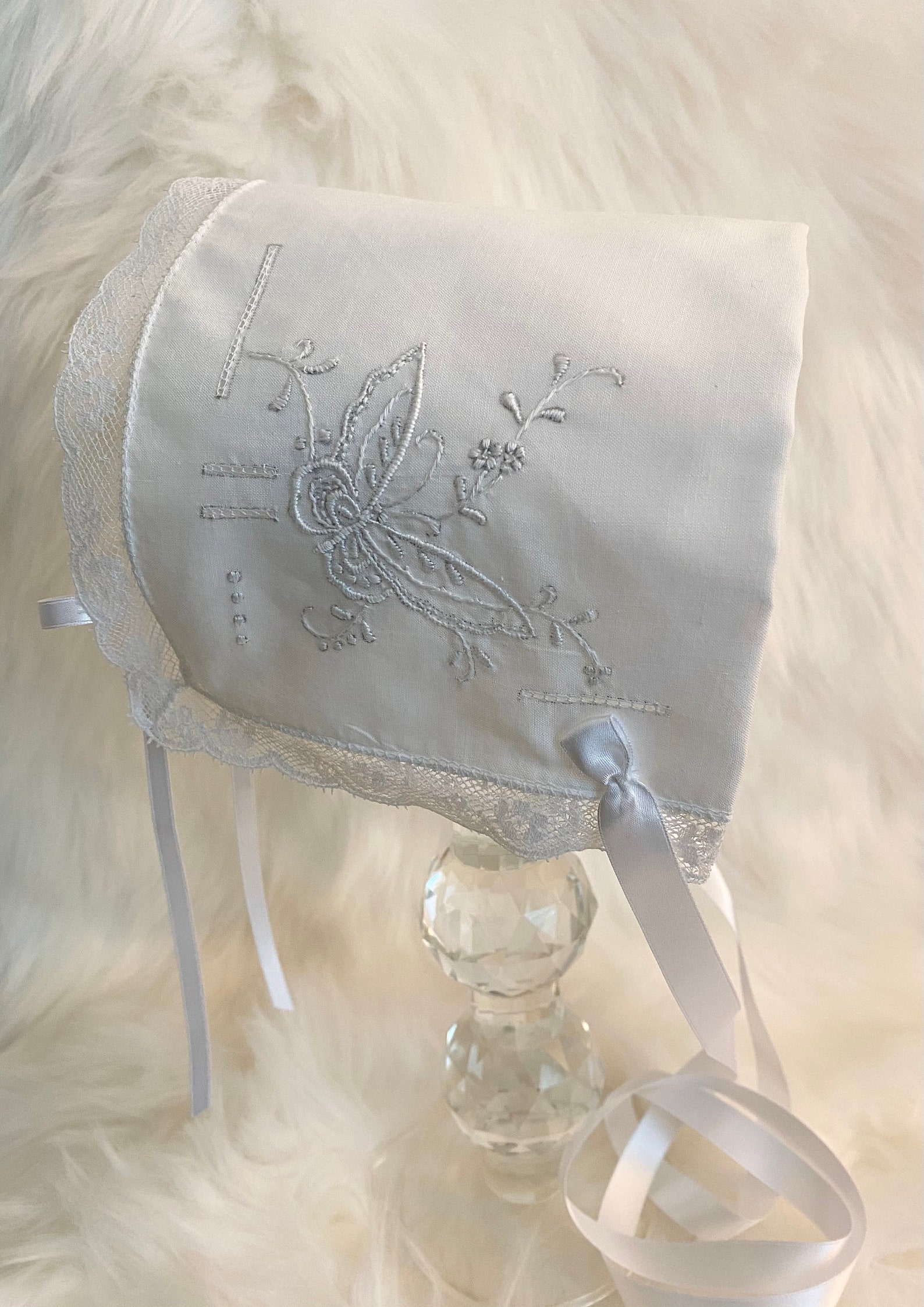 Handkerchief Baby Bonnet Hanky Bonnet Heirloom - Etsy