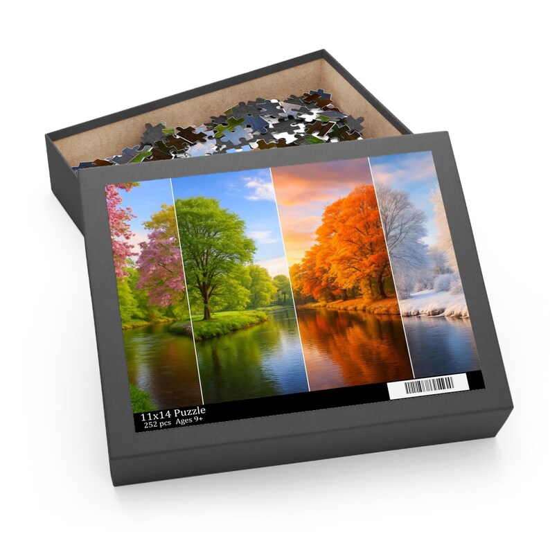 Four Seasons Puzzle | Spring Summer Autumn Winter Scenic Landscape ...