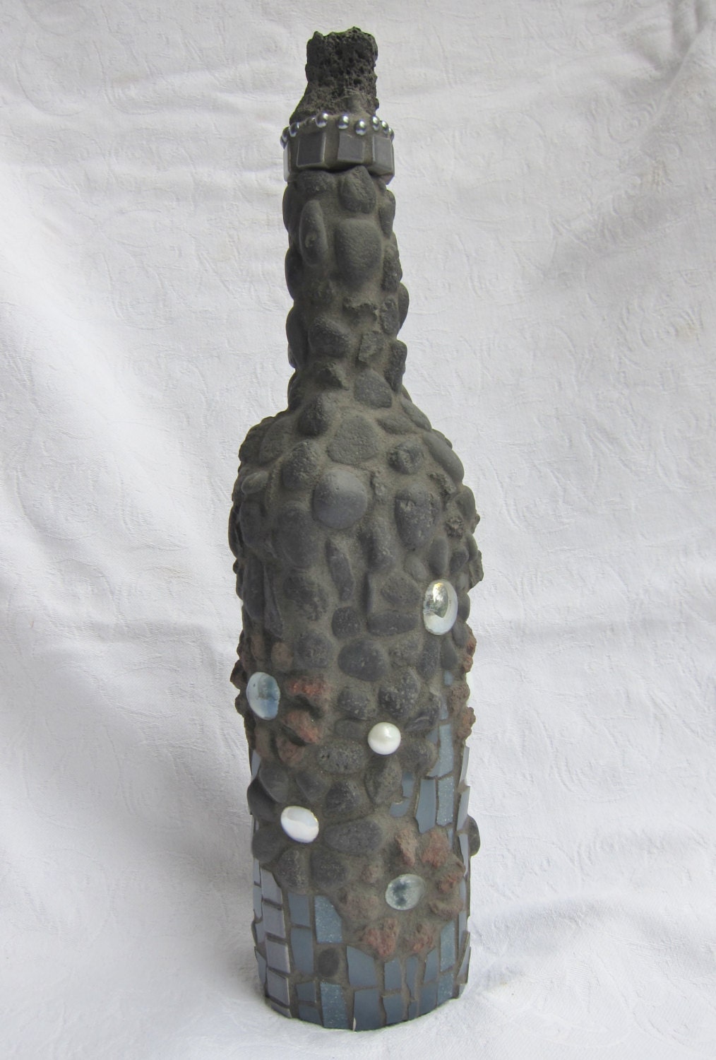 Volcano Mosaic Bottle - Etsy