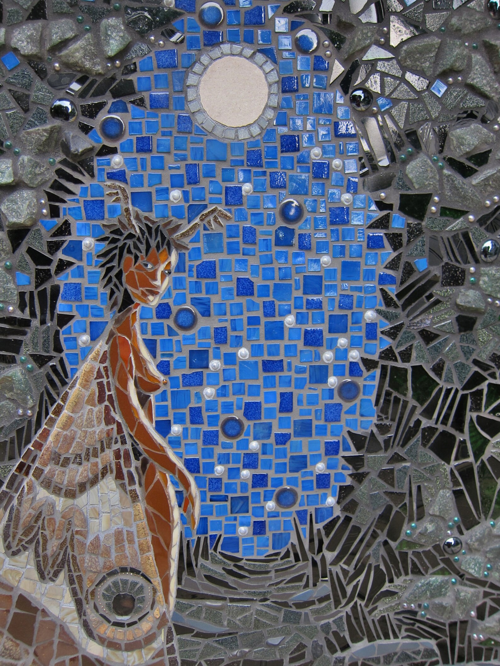 Moth Goddess Mosaic Wall Art - Etsy