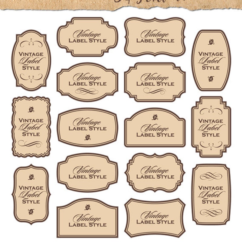 Label Clip Art - Etsy