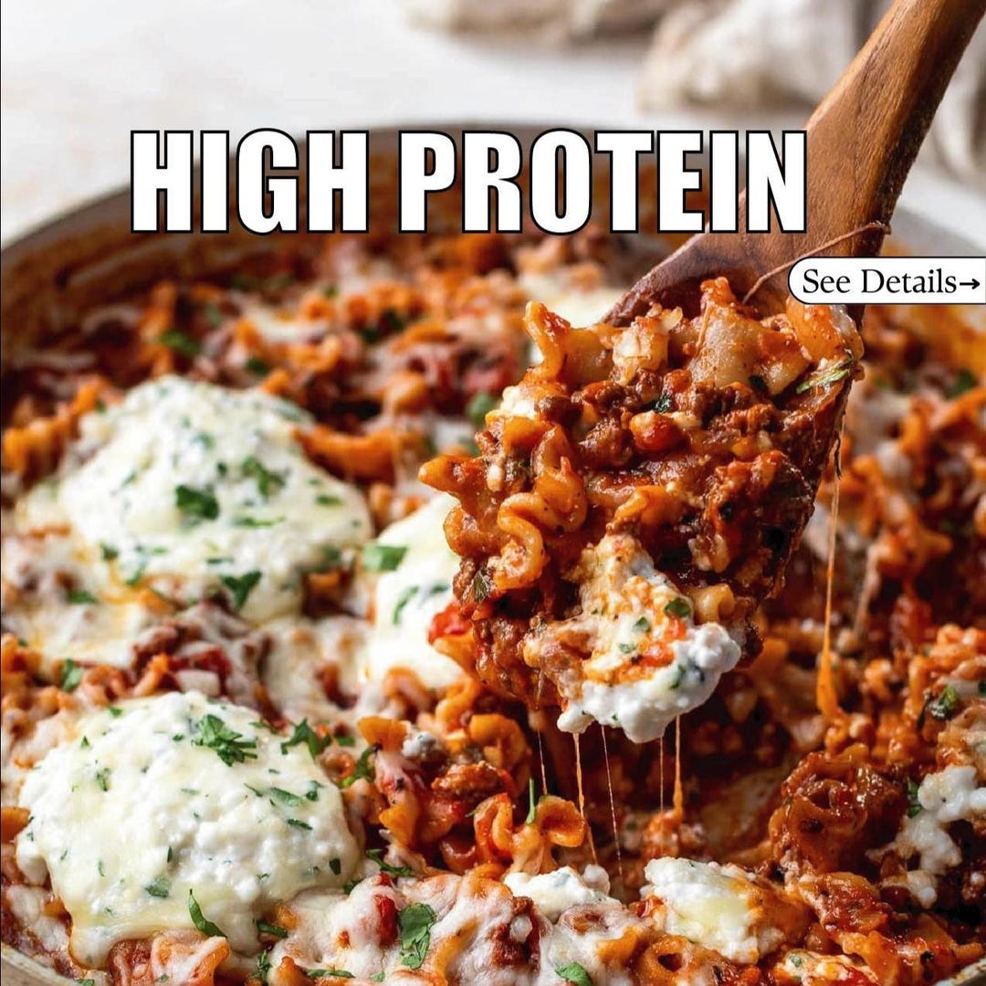 One-pan Skillet Lasagna Pasta Recipe | Easy 30-minute Dinner | Cheesy ...