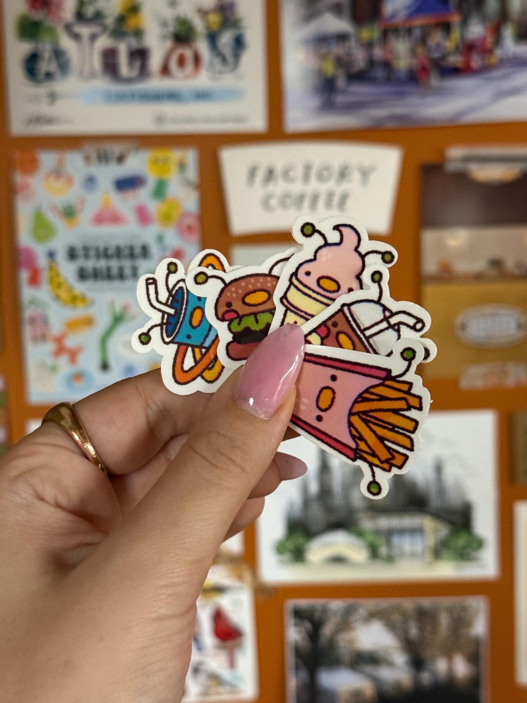 Sticker Pack - Alien Fast Food - Etsy